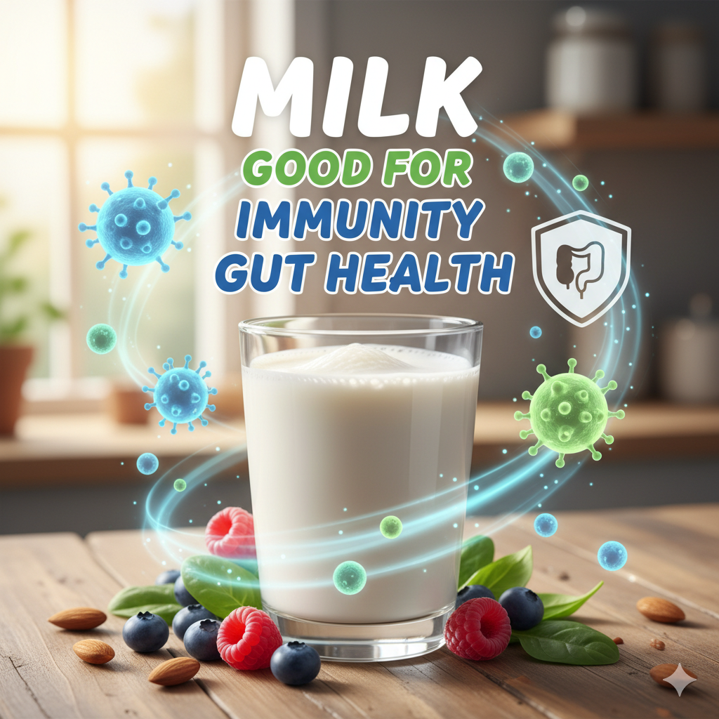 Fresh Milk Good for Immunity and Gut health? Here’s the Truth